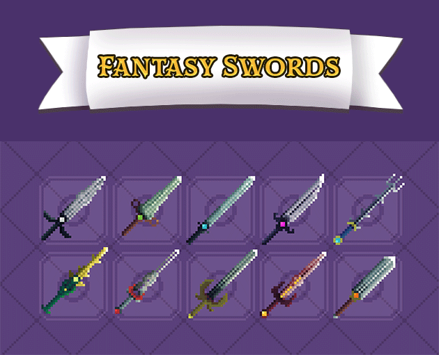 RPG sword assets 32x by Nexis