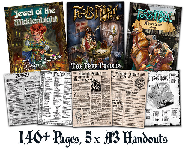 The Fools Haven RPG Adventure Pack for 5e by Red Genie Games