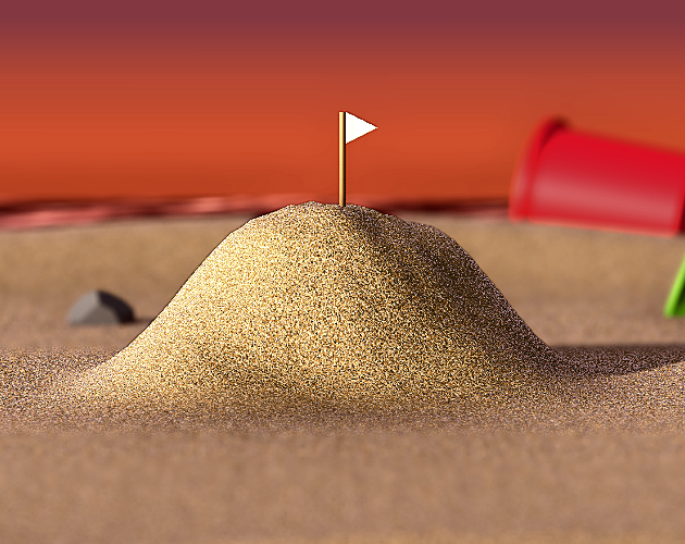 How The Sand Works - Sand Flag by Peacefield