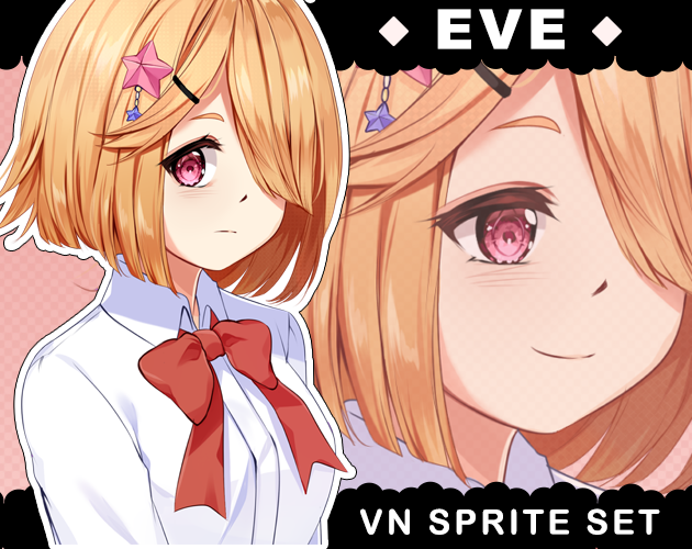 Eve - Visual Novel Sprite Set by Au Crowne