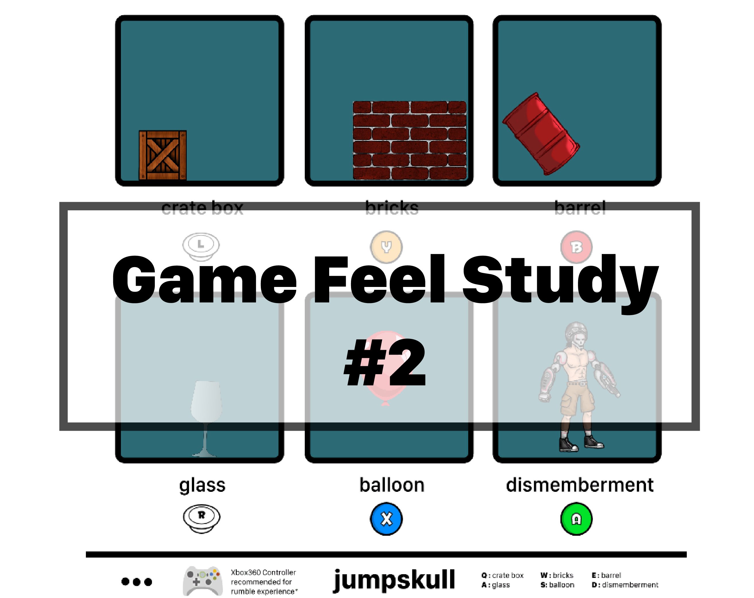 Game Feel Study #2 by jumpskullgames