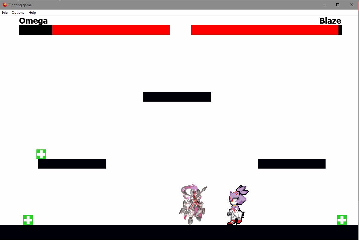 Omega vs Blaze by MikeRaihl