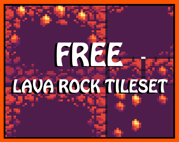 Basic Lava Rock Tileset by LsD_Gaming