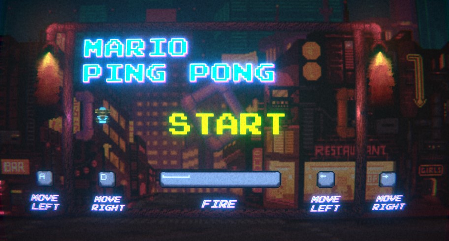 Mario Ping Pong by xmliszt