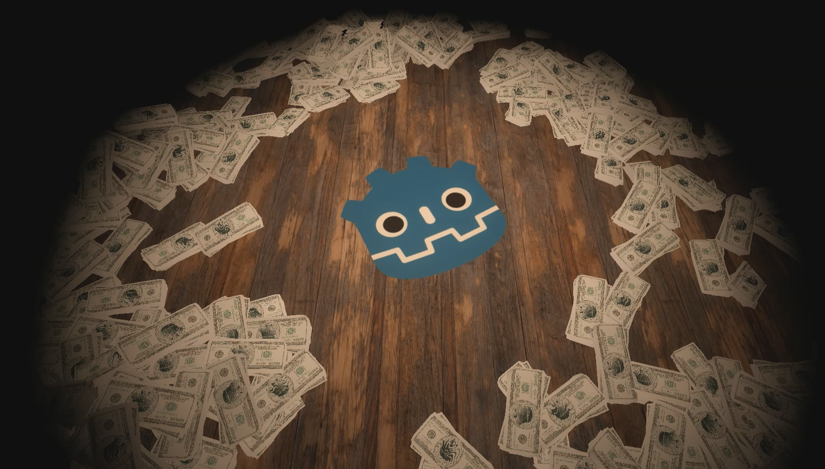 Godot Money Engraving Shader Demo by stonebruin