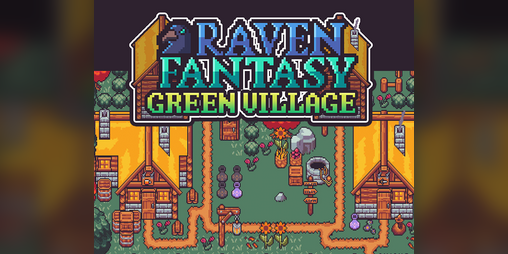 Raven Fantasy - Pixel Art Tileset - Green Village by Clockwork Raven