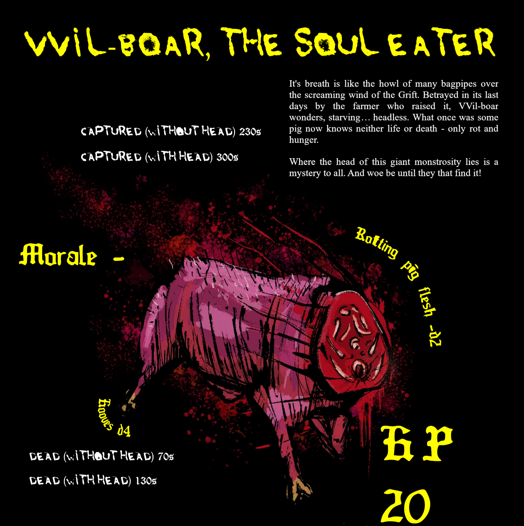 VVil-boar, the Soul Eater by AstroLich