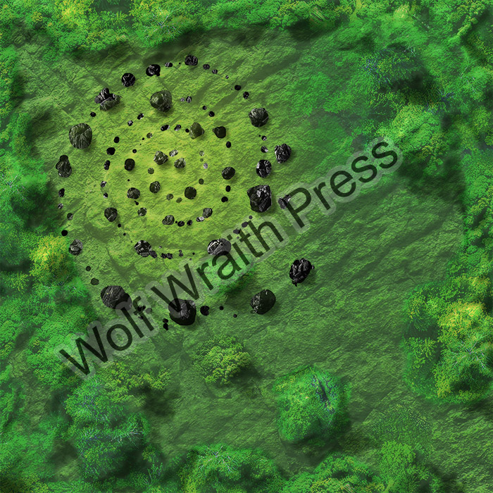 The creature's circle (map) by Wolf Wraith