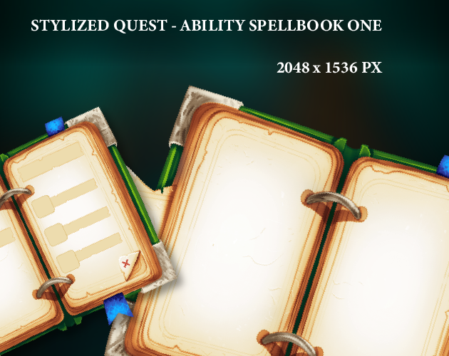 Stylized Quest - Ability Spellbook One by Claudiu Rentea