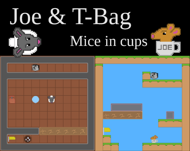 Joe & T-Bag: Mice In Cups by Jorava, JapeNess, kokolihapihvi for GMTK ...