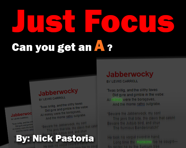 Just Focus by nickpasta