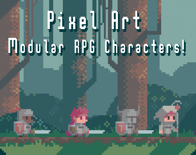Devlog - Pixel Art Modular RPG Characters by edermunizz