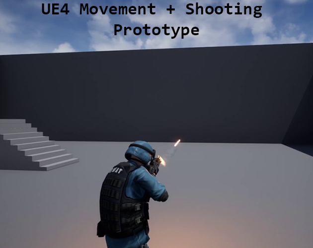 UE4 Locomotion Movement and Shooting System by Liam Davies