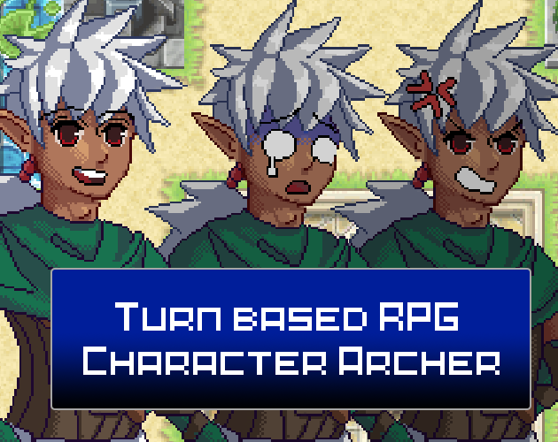Turn based RPG Character | Archer by Camila Borges
