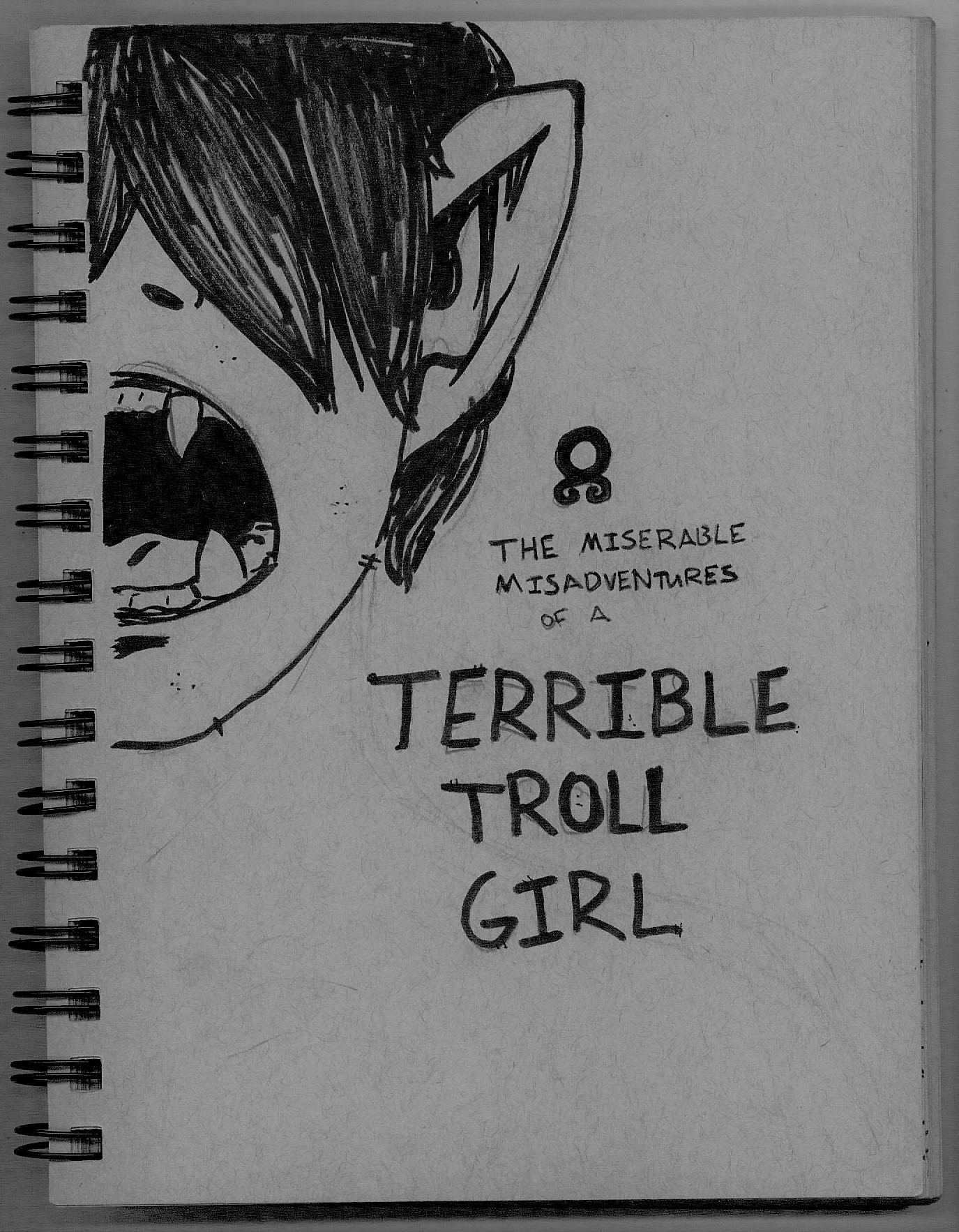 The Miserable Misadventures of a Terrible Troll Girl by Holly Oakeshott
