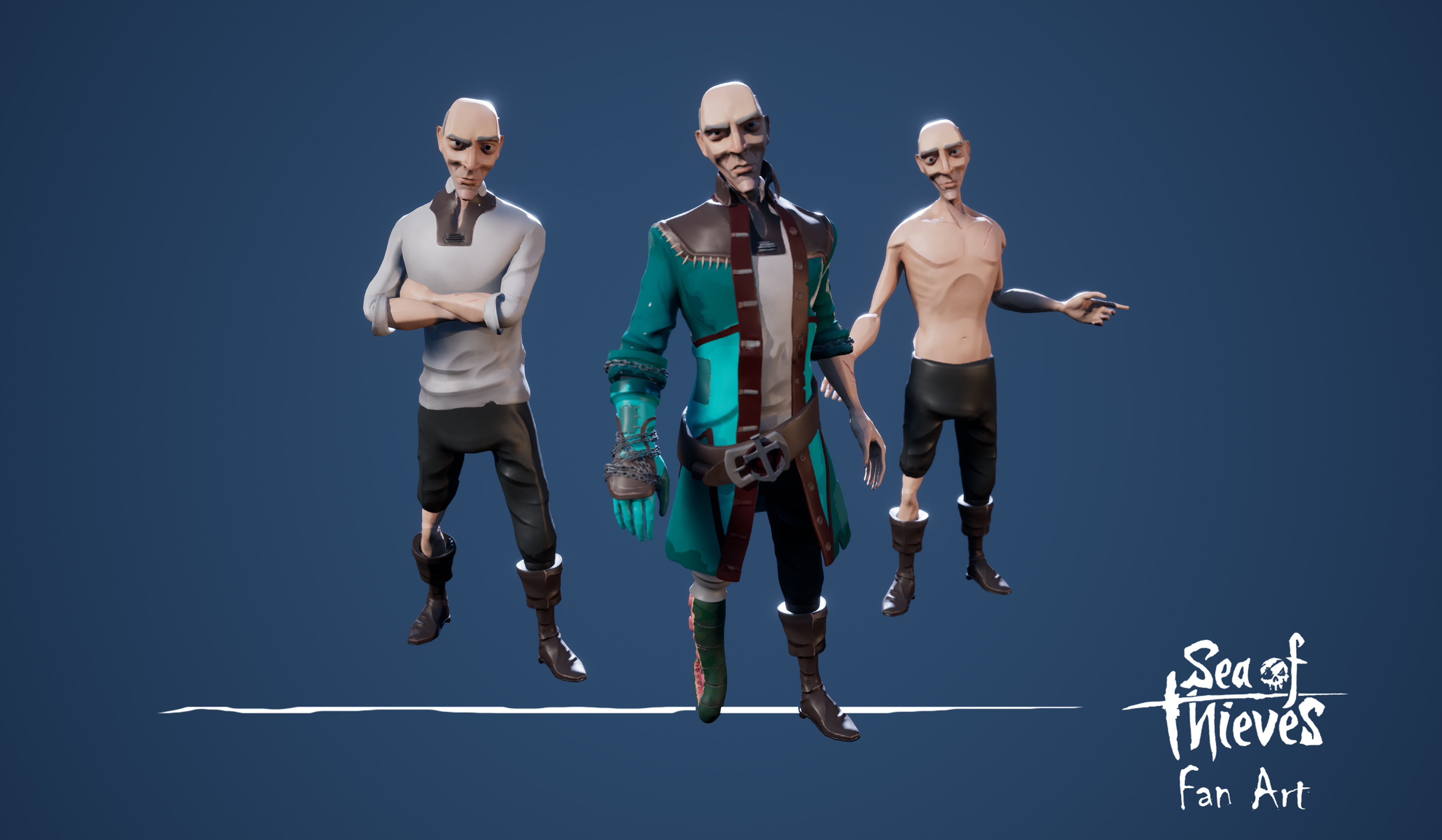 Sea of Thieves Concept Character by BIvanchev for GVE Summer Showcase ...