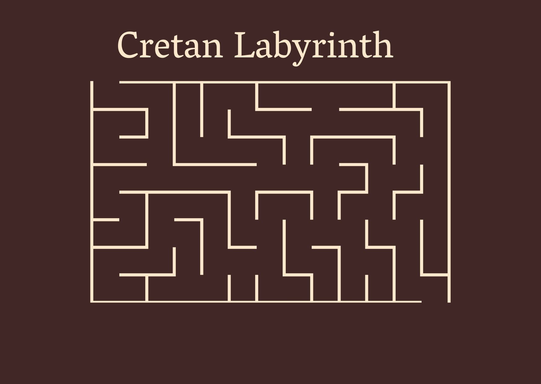 Cretan Labyrinth by ProBase