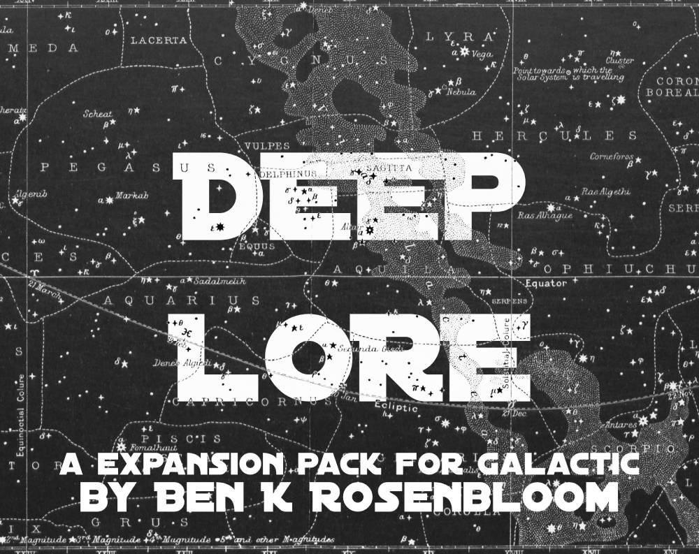 Deep Lore: A Galactic 2e Expansion Pack by Ben K Rosenbloom for ...