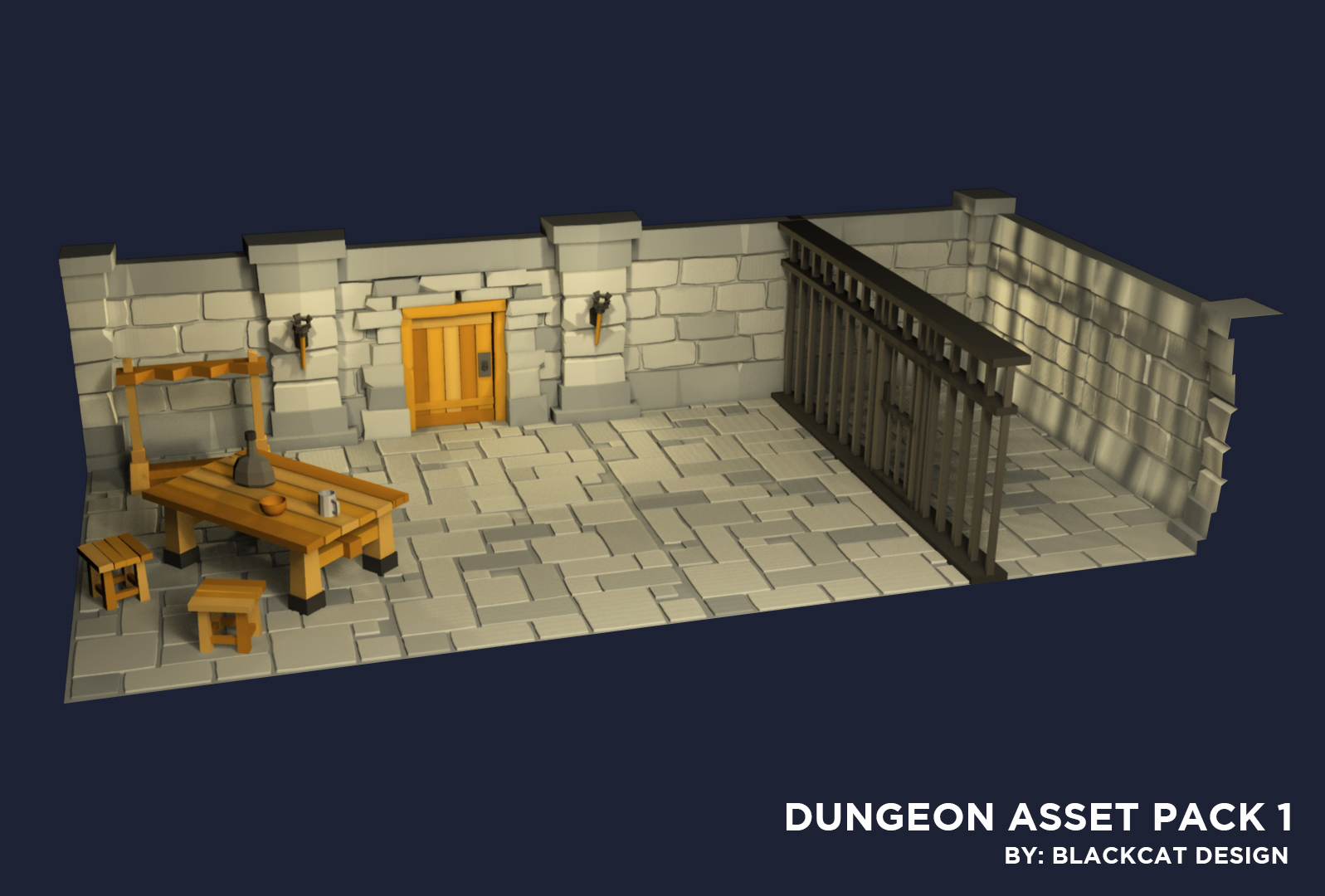 Dungeon Asset Pack 1 by Blackcat Designs