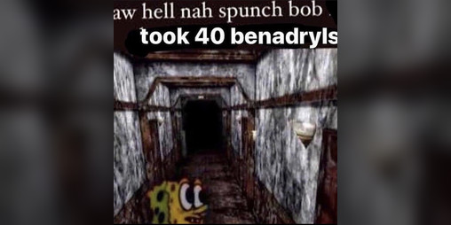 spongebob takes 40 benadryls the game by silasjohn