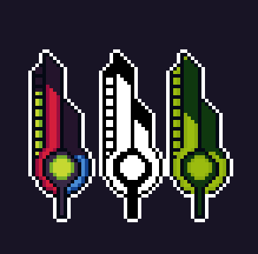 Pixel Art Health & Stamina Bar Assets by Gowl