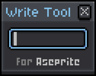 Write Tool for Aseprite by Jahdah