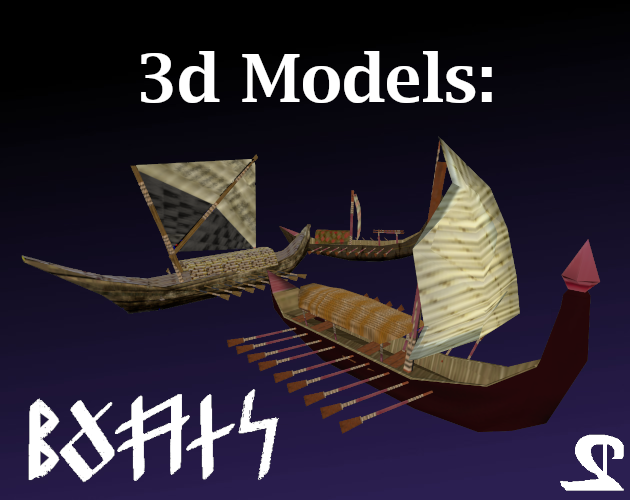 3d Models: Tribal Boats and Vessels by Beelim Solutions
