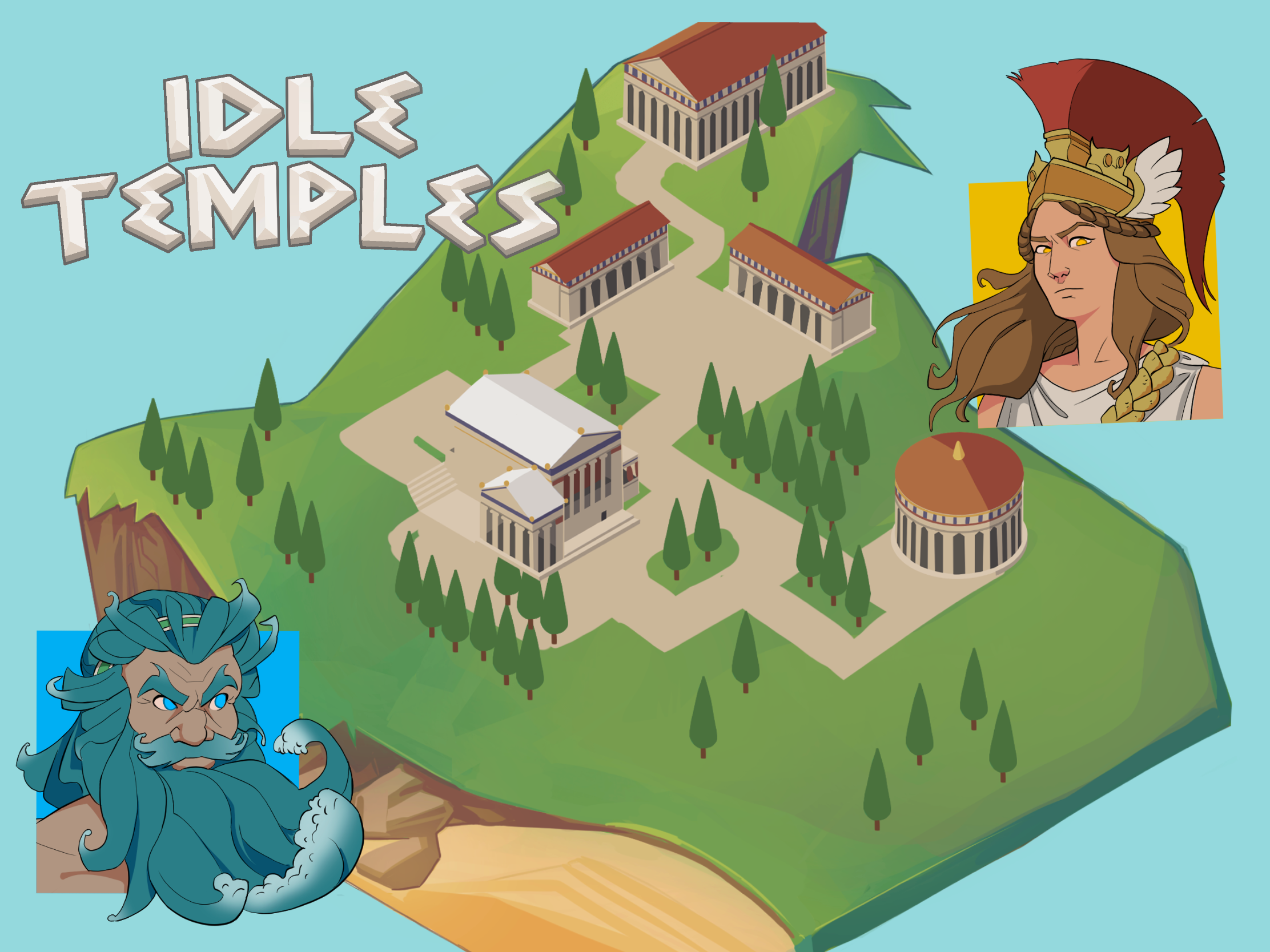 Idle Temples by Hlywa, mrlampshades