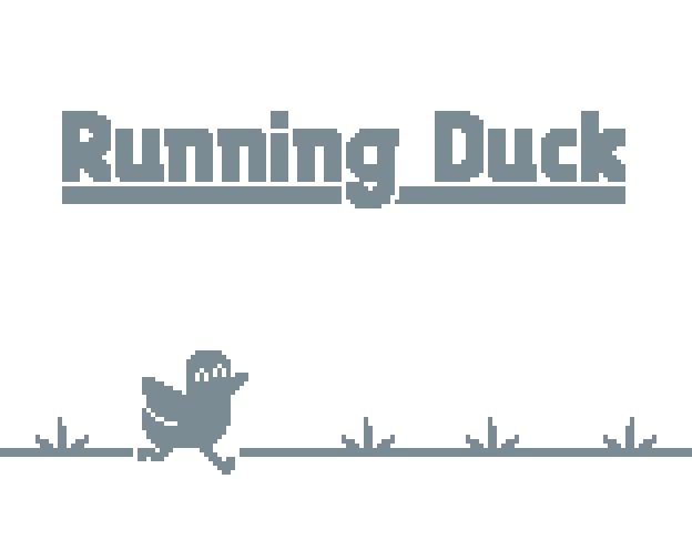 Running Duck by Asdonaur