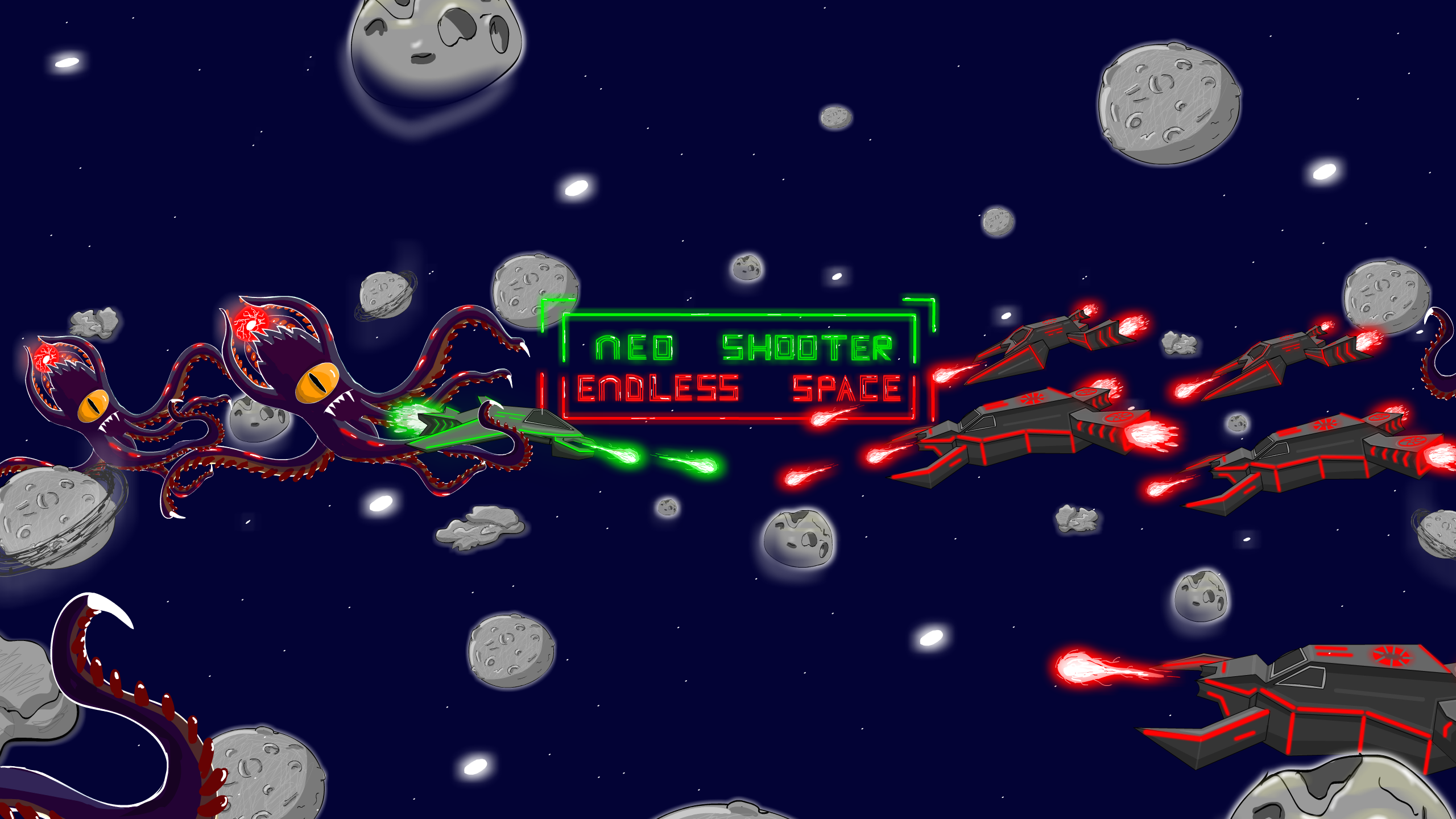 Neo Shooter Endless Space by Orkaic Games