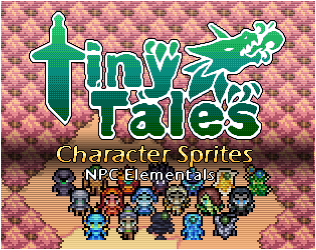 Tiny Tales Pixel 2D: Elemental NPC Sprite Pack by Mega Tiles