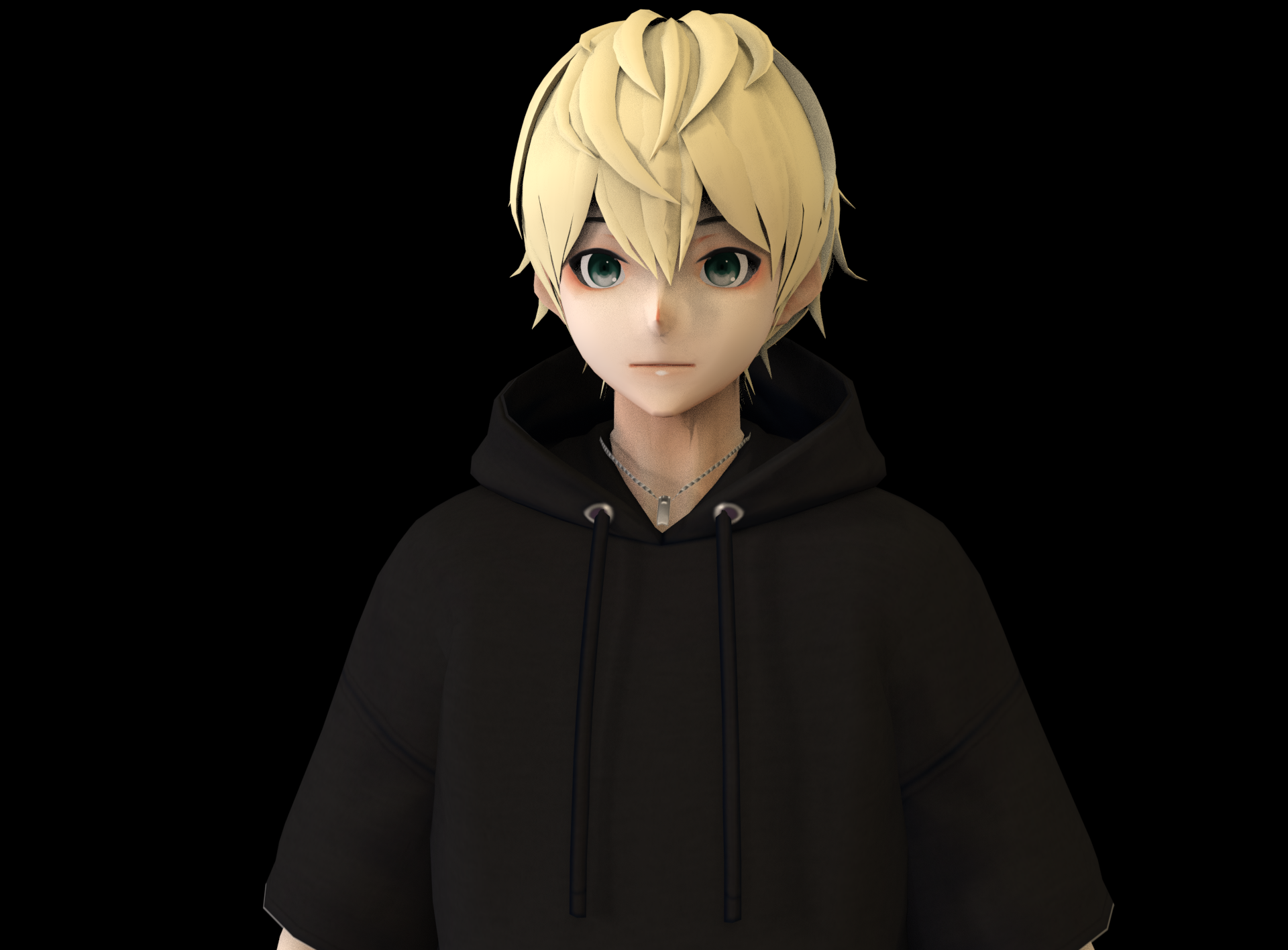 GAME READY LOW POLY ANIME CHARACTER BOY 18 by CGCOOL