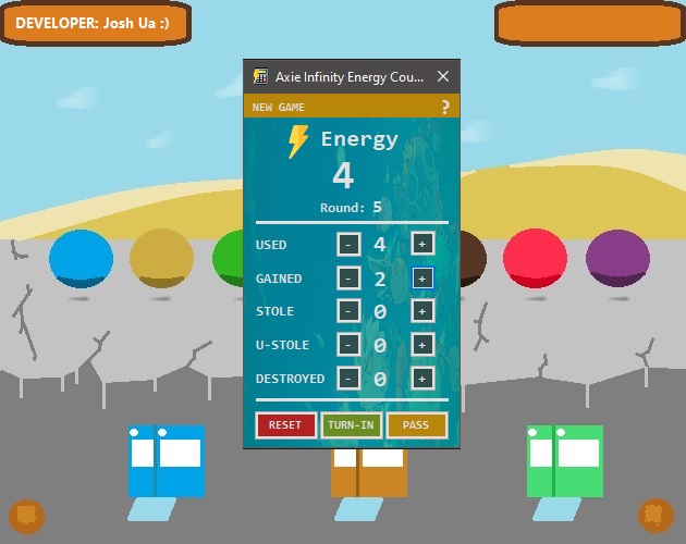 Axie Infinity Energy Counter by 2010 Gamer