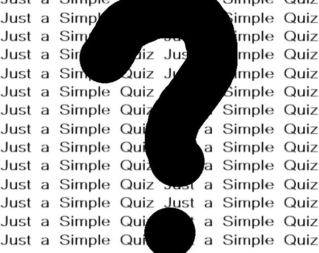 Just a Simple Quiz by PavelGalabovOK