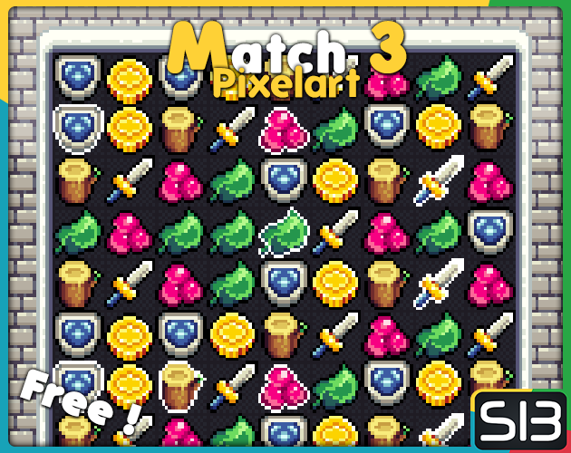 S13 Match3 Pixelart by S13Games