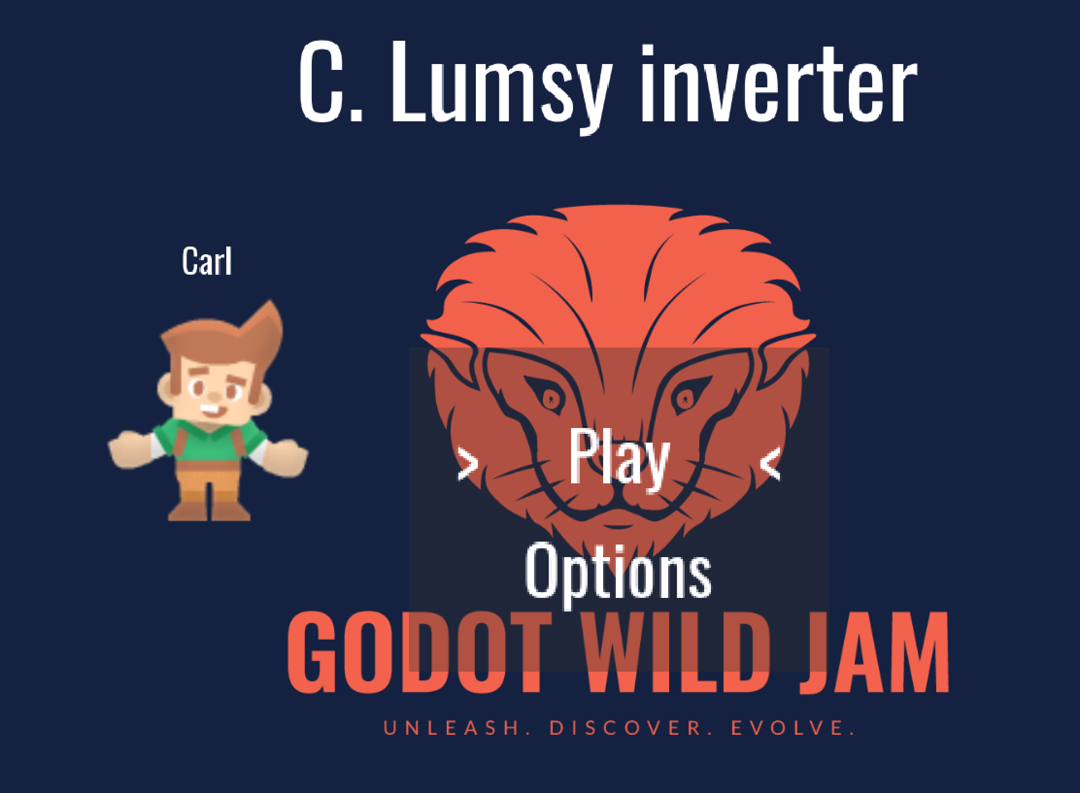 C. Lumsy Inverter by Wekepepew for Godot Wild Jam #39 - itch.io