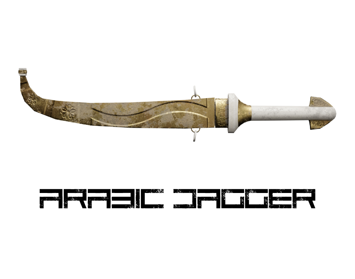 Arabic Dagger by DEEZL