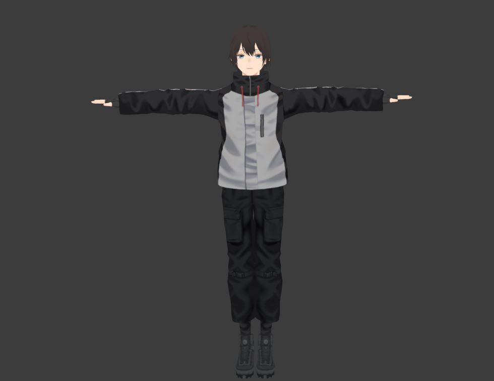 Satoshi - GAME READY LOW POLY ANIME CHARACTER BOY by CGCOOL