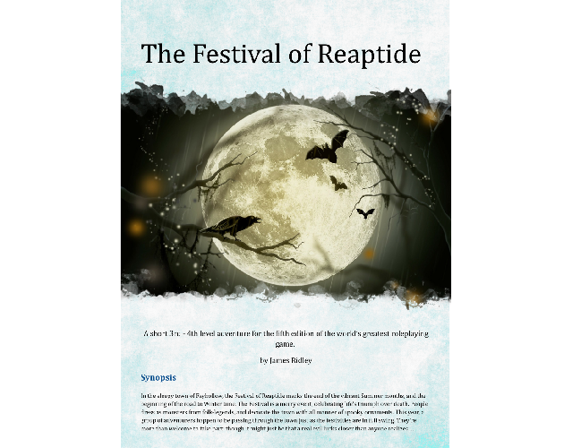 The Festival of Reaptide: A 5e Adventure by James Ridley