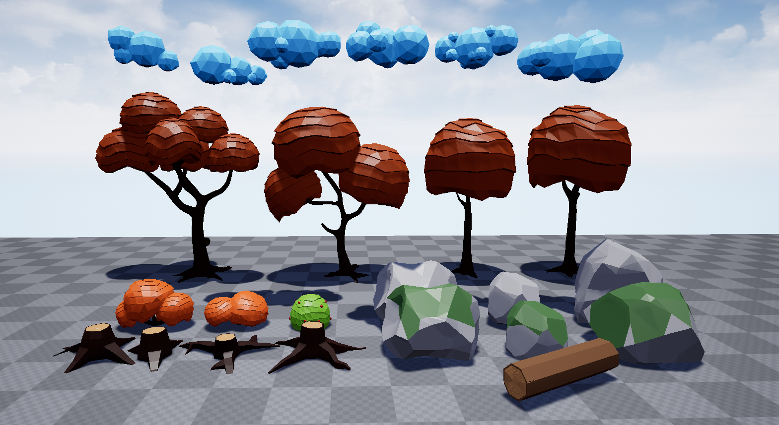 Low Poly Foliage by Gorlaks