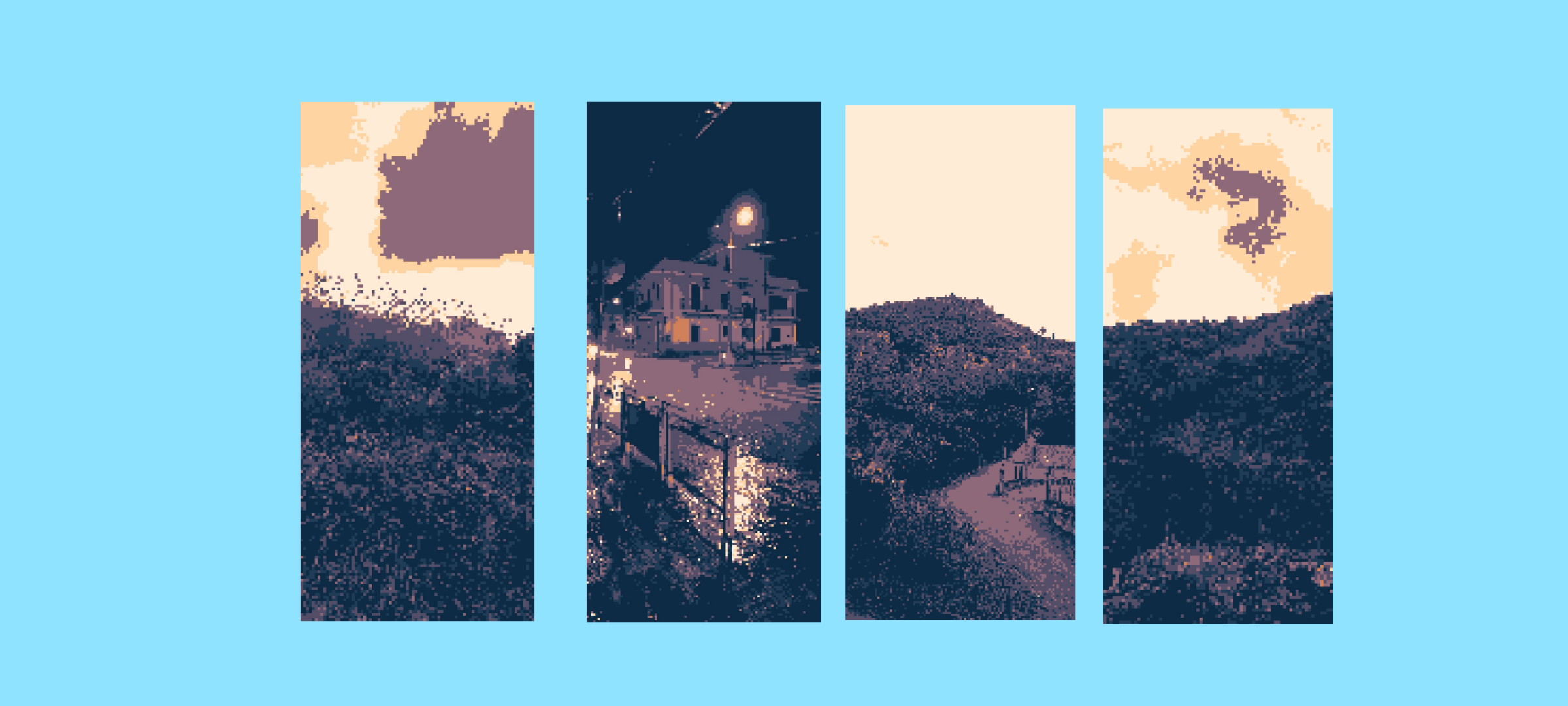 Backgrounds pixel Portrait by AleGamesCorporation