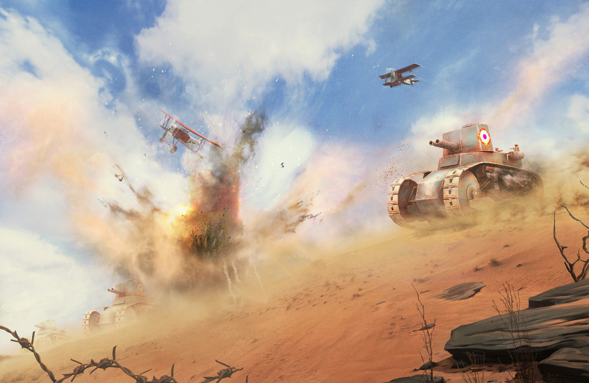 Desert War by Flemming-DC