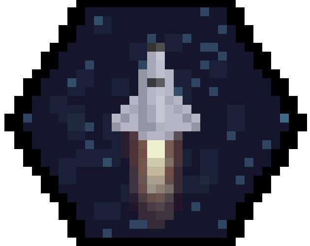 Space Hex Tile Set by Gray