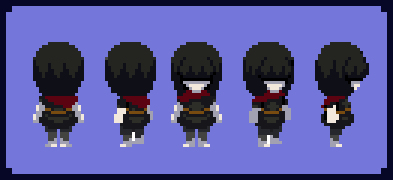8 directional RPG character by autumnsuki