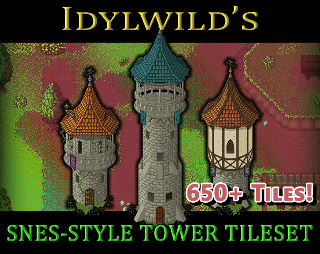 Idylwild's Tower Tileset by Idylwild