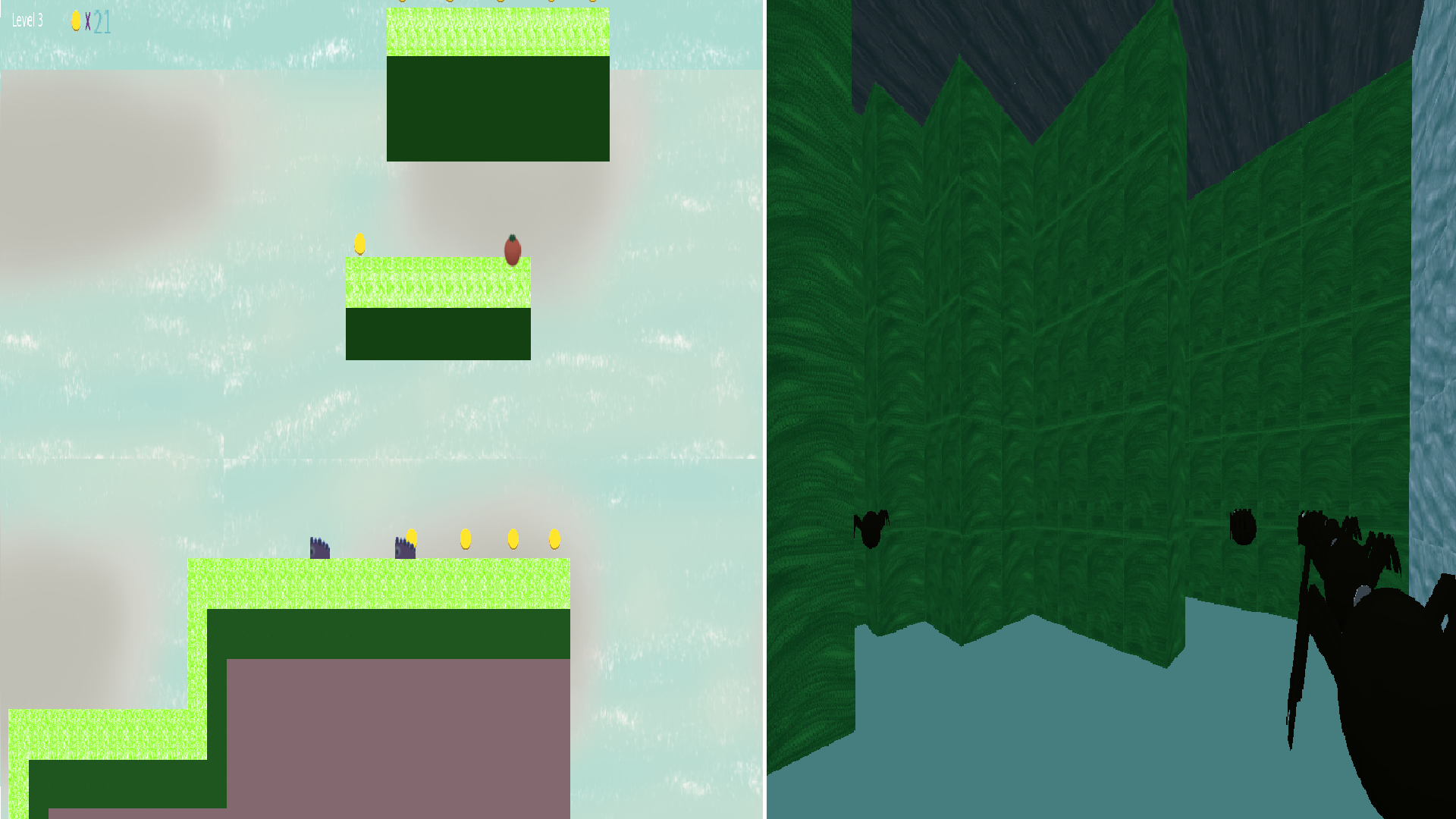 Platformer and maze game duo - Game Duo: Clouds and Tomatos, Critter ...