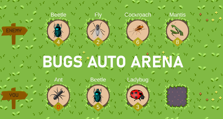 Bugs Auto Arena by Achoally Studio