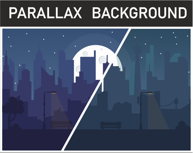 Game Parallax Background by Matjannaaa