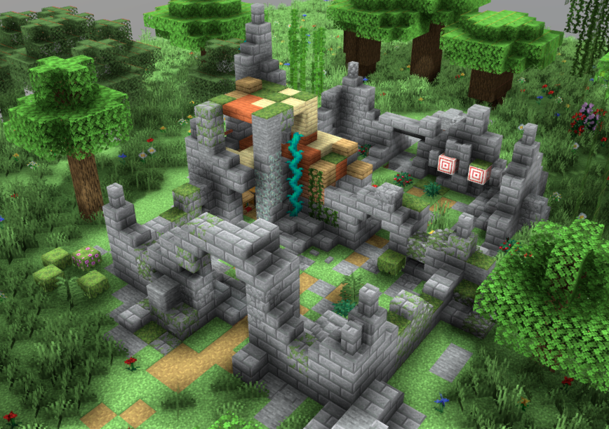 Lost and found ruins | Minecraft by ABIRAM3451