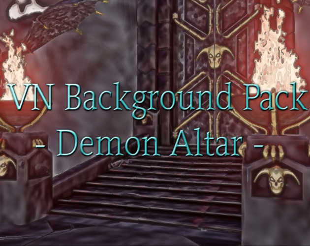 VN Background Pack - Demon Altar by Katelynn Parsec